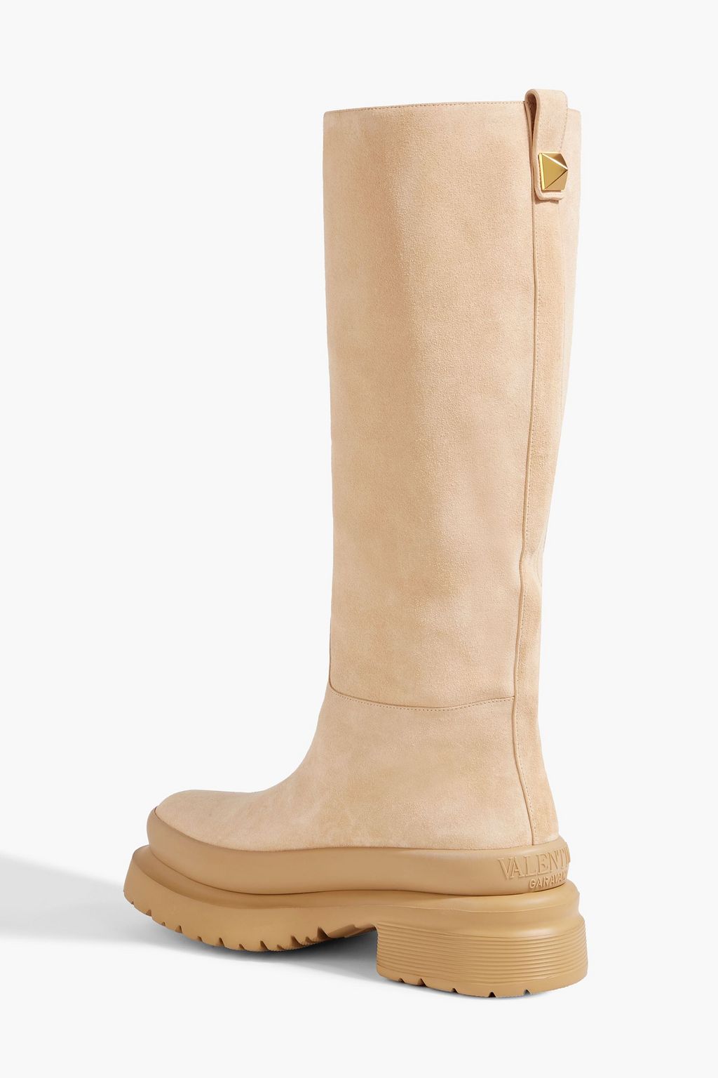 VALENTINO GARAVANI Roman Stud suede platform boots – Stylish designer ...